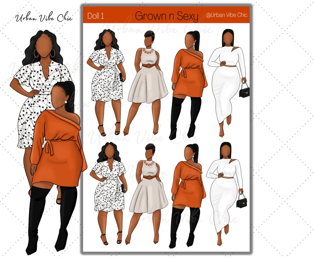 Black Girl Magic Planner Sticker Sheets, Black Women, African American ...