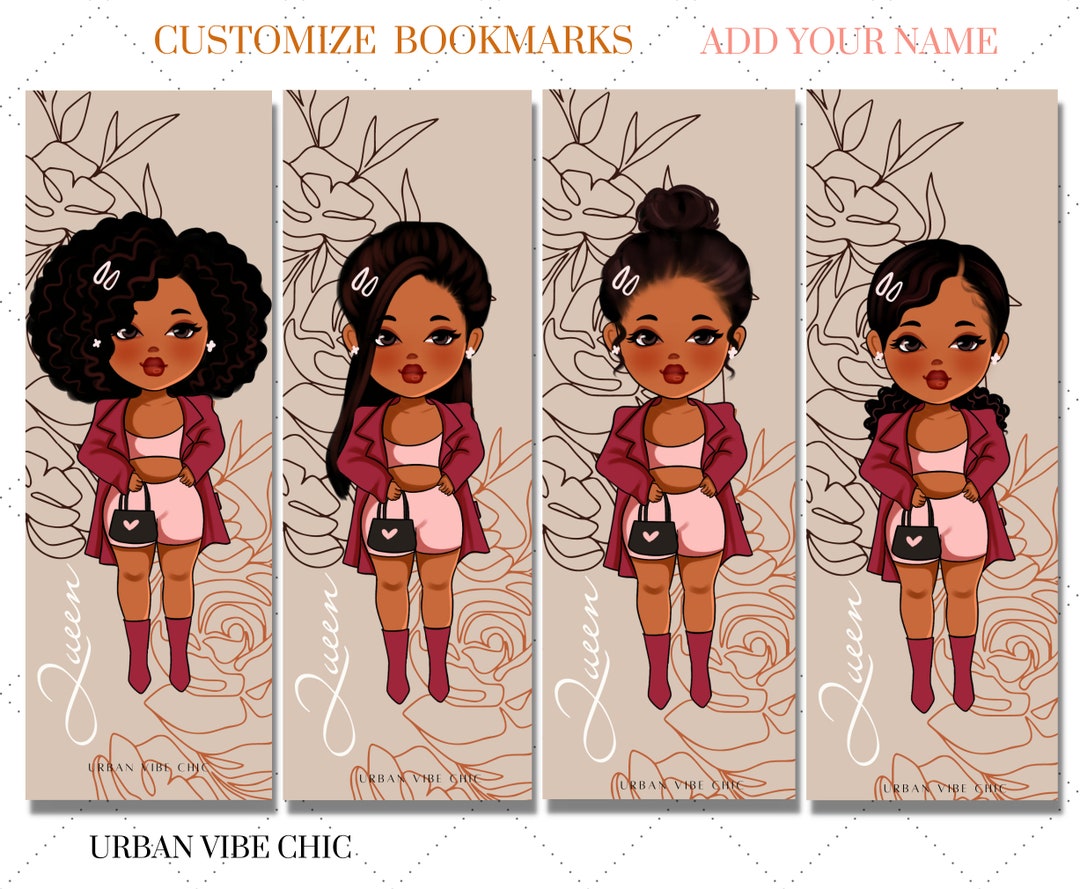 Custom Bookmarks I Black Girl Bookmarks african American Gifts Black ...