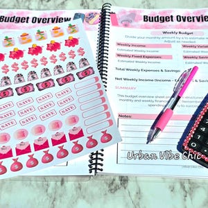 Budget Baddie Deluxe Planner Bundle 4 Custom Black Girl Covers, 28lb ...