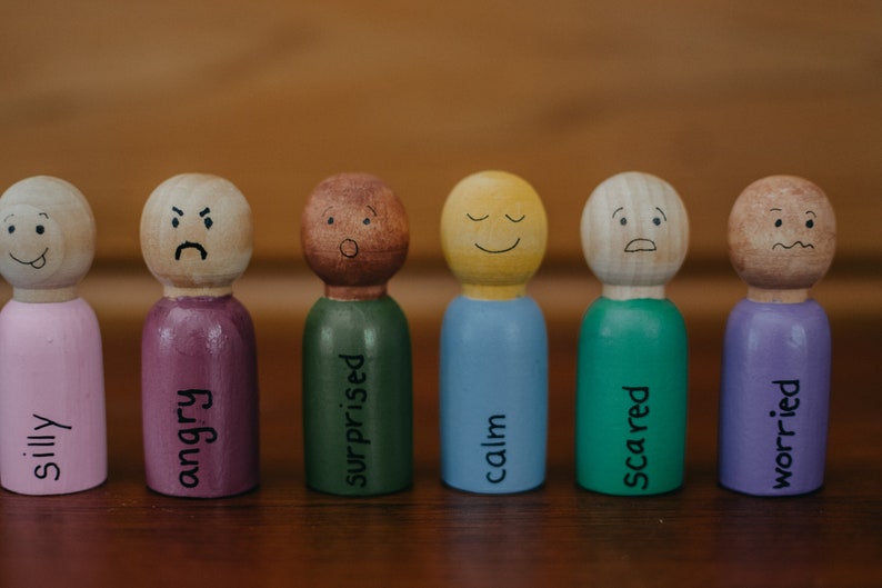 Emotional Peg Dolls - Etsy