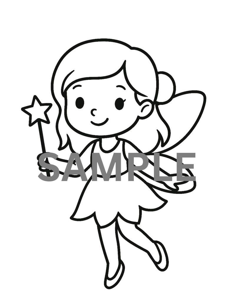 Fairy - Printable PDF for Kids - Etsy