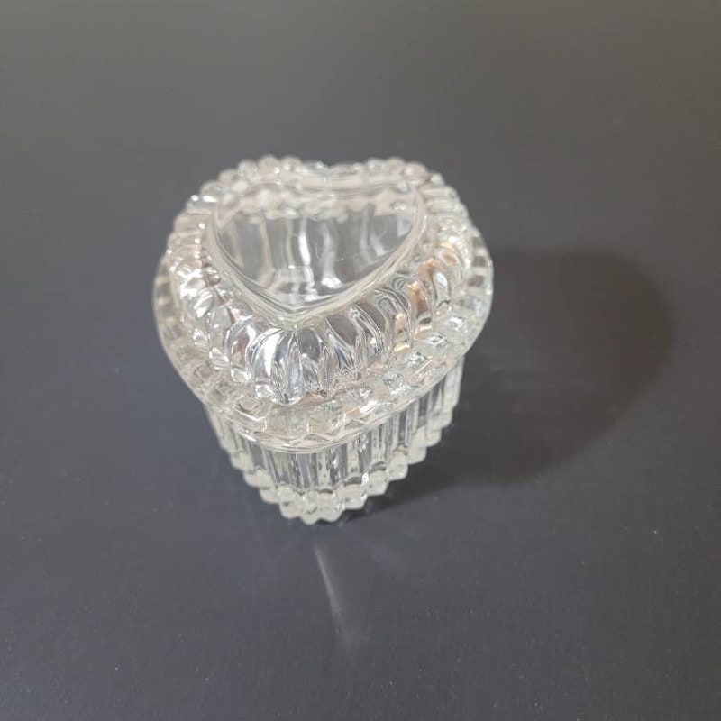 Glass Heart Box - Etsy