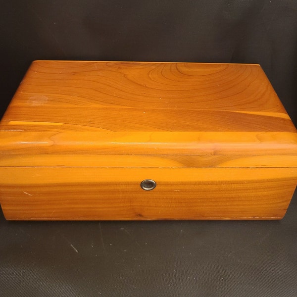 Lane Cedar Chest Jewelry Box - Etsy