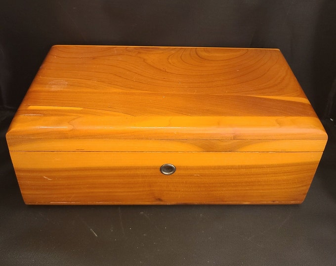 Vintage Lane Miniature Cedar Chest-small Wooden Cedar Box - Etsy