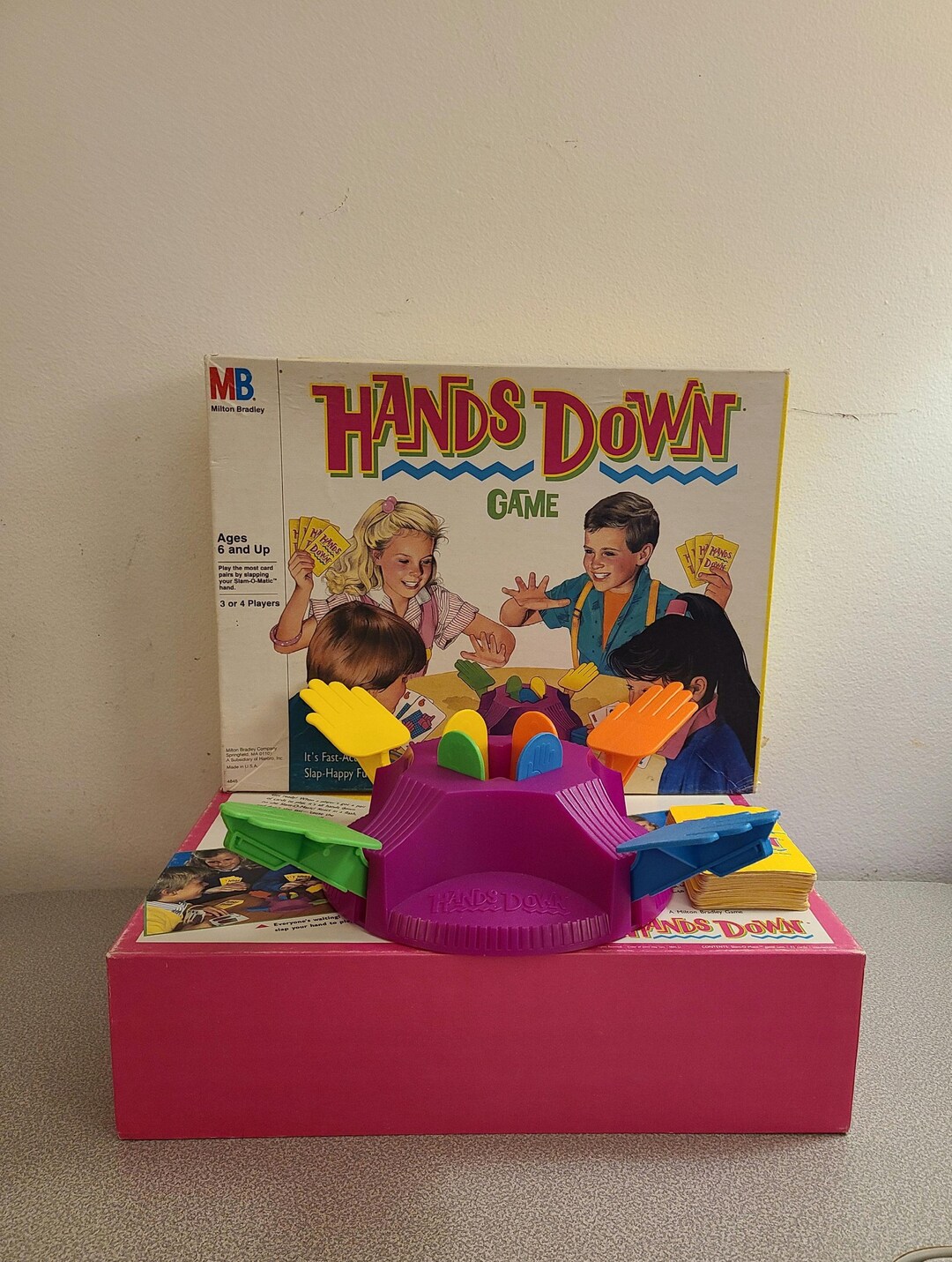 Vintage Milton Bradley Hands Down Game: 1990 Family Card Game - Etsy