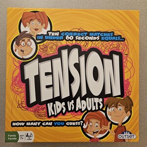 Tension Kids VS Adults Face Paced Family Board Game - Etsy
