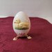 Vintage Goebel Porcelain Egg on Stand With Duckling on It Easter Egg ...