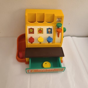 1970s Vintage Fisher Price Cash Register - Etsy