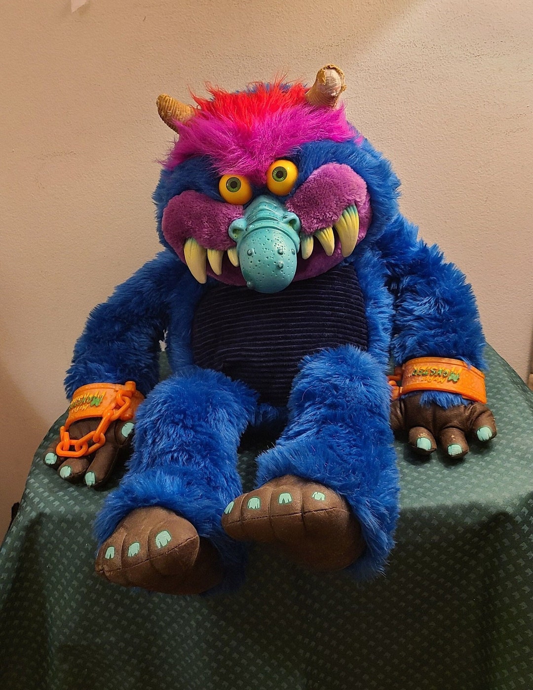 Retro Amtoy My Pet Monster 1986 Plush Toy - Etsy