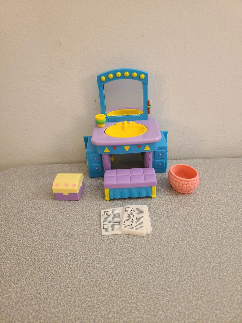 Dora Explorer Talking House Furniture Transforming Sink Vanity, Basket ...