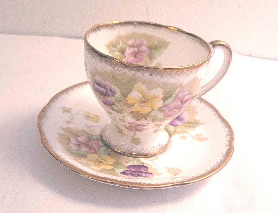 Vintage Charmaine Royal Standard Tea Cup and Saucer, Floral - Etsy