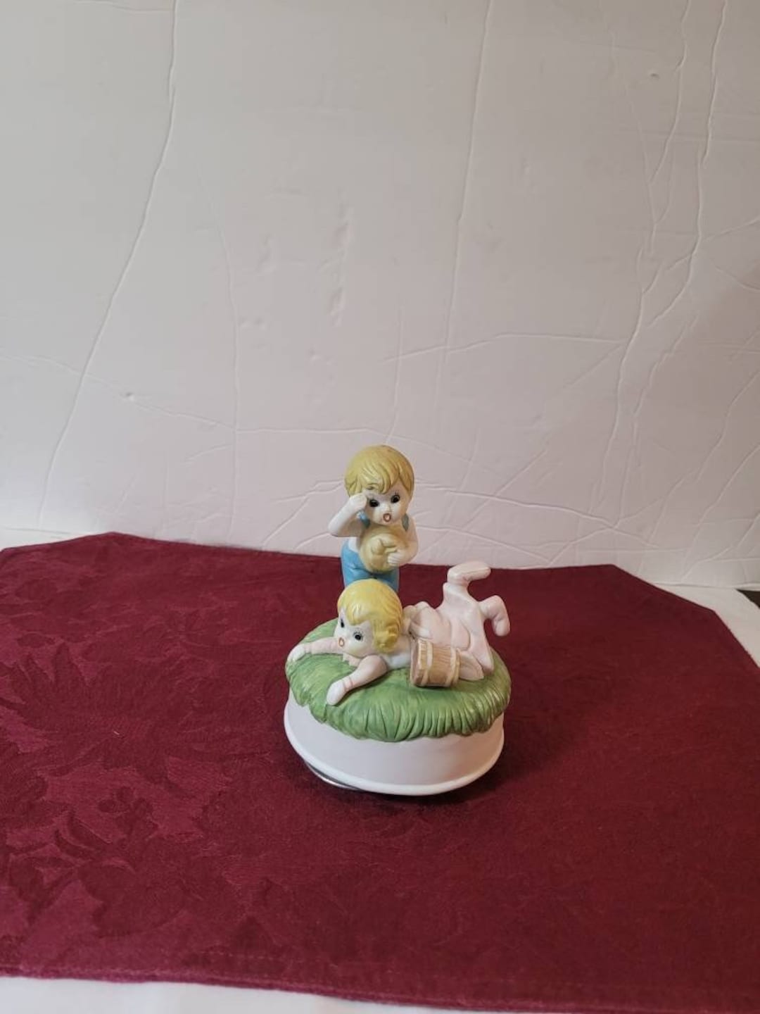 Jack Jill Music Box Boy Girl Figurine Boy Girl Music Box Jack - Etsy