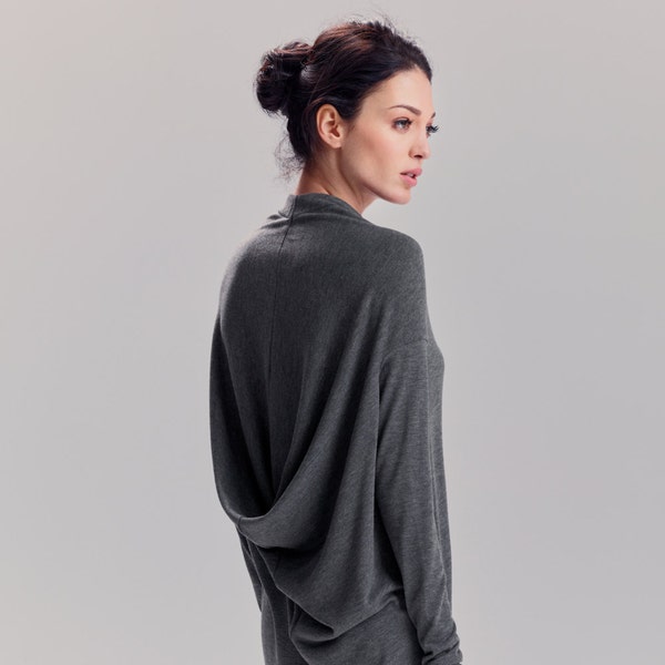 Dark Gray Tunic - Etsy