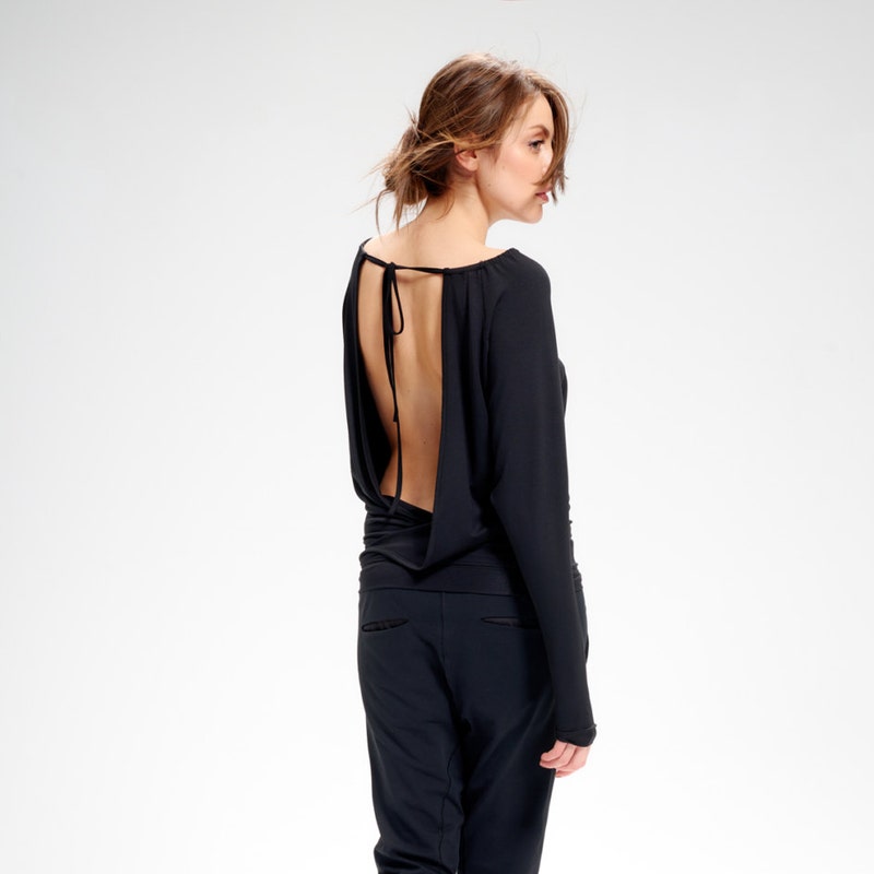 Open Back Shirt - Etsy