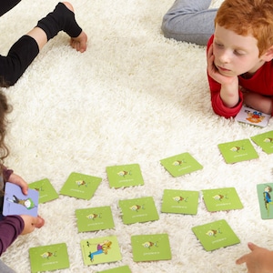 Yoga Memory Game/ Arya Karomi/ Memo Game/ Outdoor Games/ Yoga - Etsy