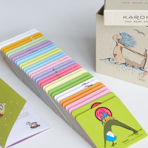 Yoga Memory Game/ Arya Karomi/ Memo Game/ Outdoor Games/ Yoga - Etsy