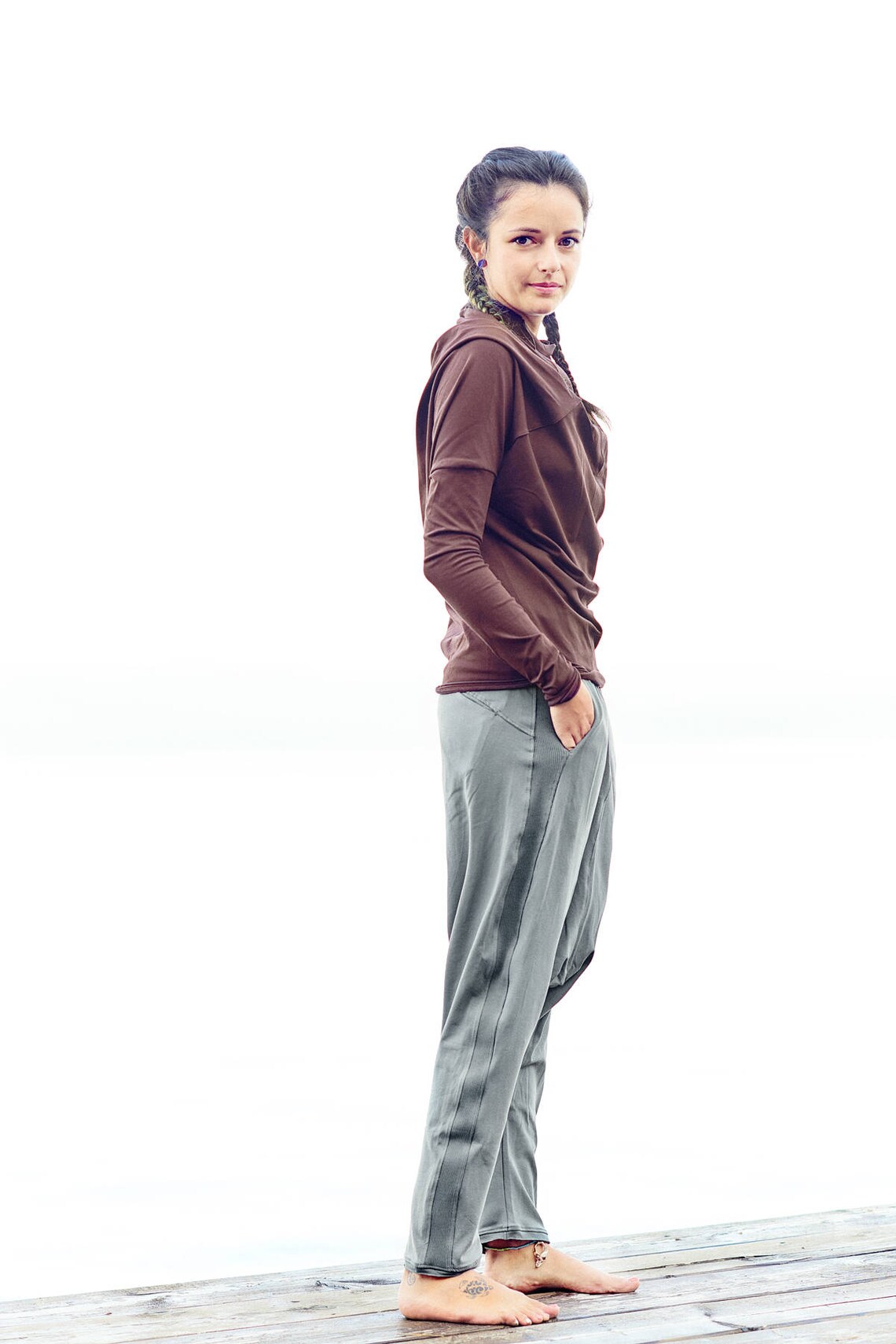 Minimalist Muted Bordo Top / Loose Cottoned Blouse / Minimalst - Etsy