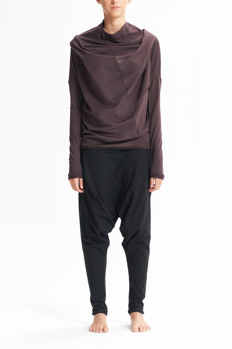 Minimalist Muted Bordo Top / Loose Cottoned Blouse / Minimalst - Etsy