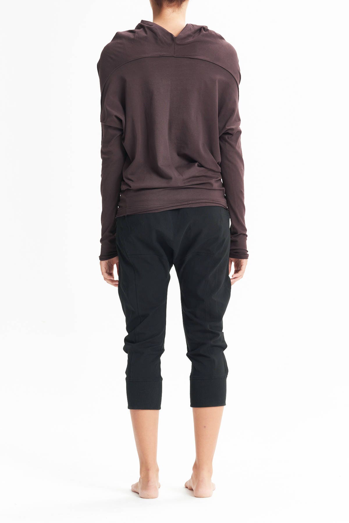 Muted Bordo Top / Loose Top / Oversized Long Sleeved Blouse / | Etsy