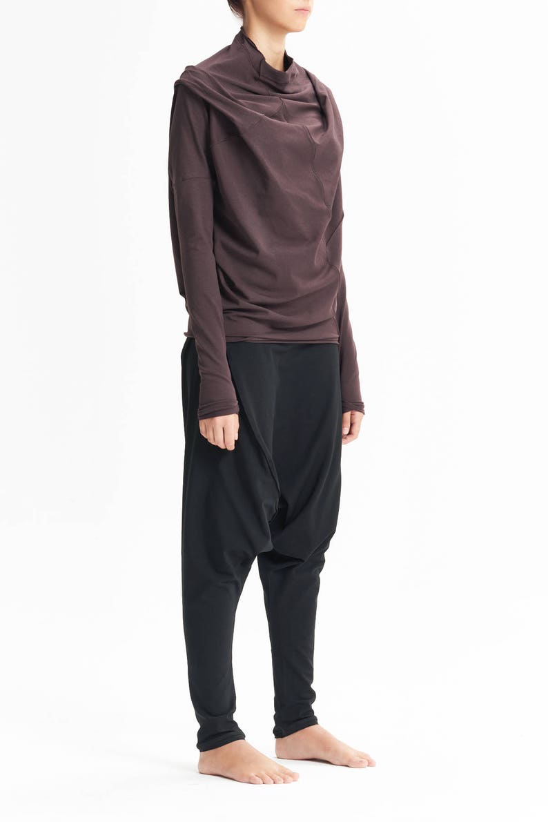 Minimalist Muted Bordo Top / Loose Cottoned Blouse / Minimalst - Etsy