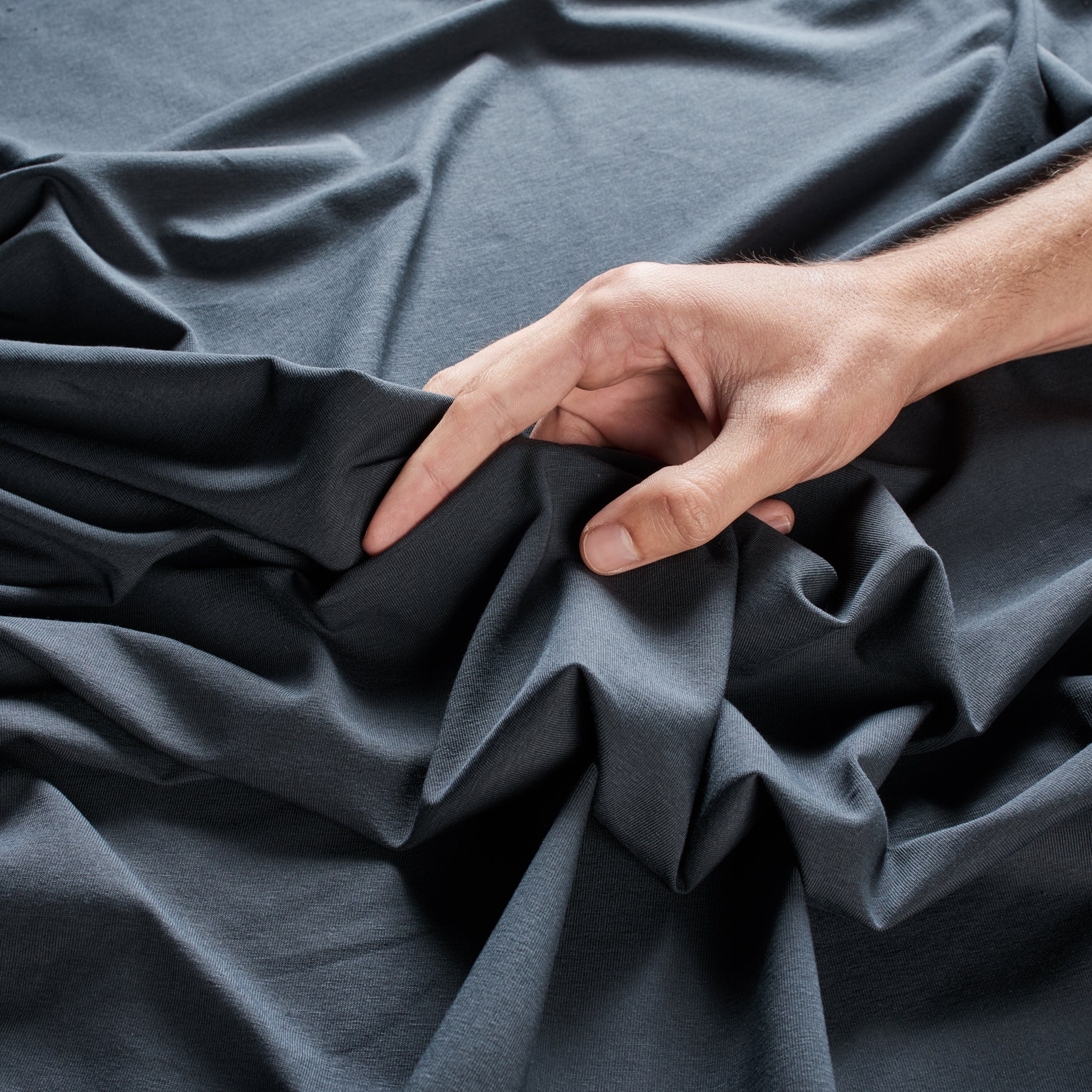 Cap Sleeved Top / High Necked Top / Muted Blue Women's | Etsy