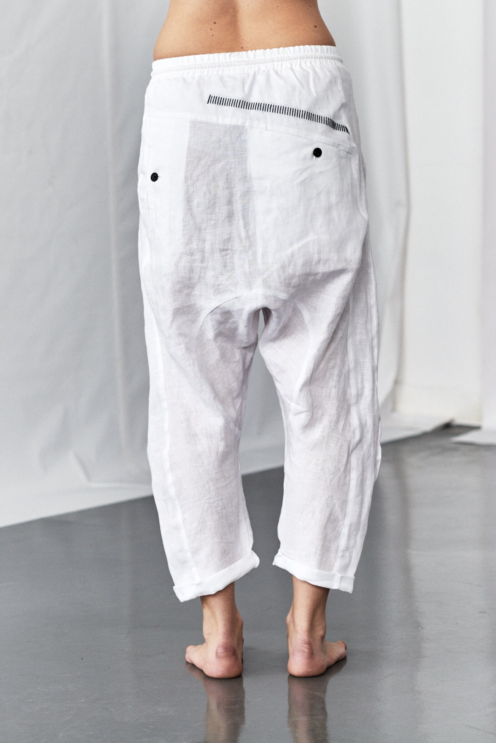 White Linen Pants / Modern Pants / Handmade Pants / Stylish - Etsy