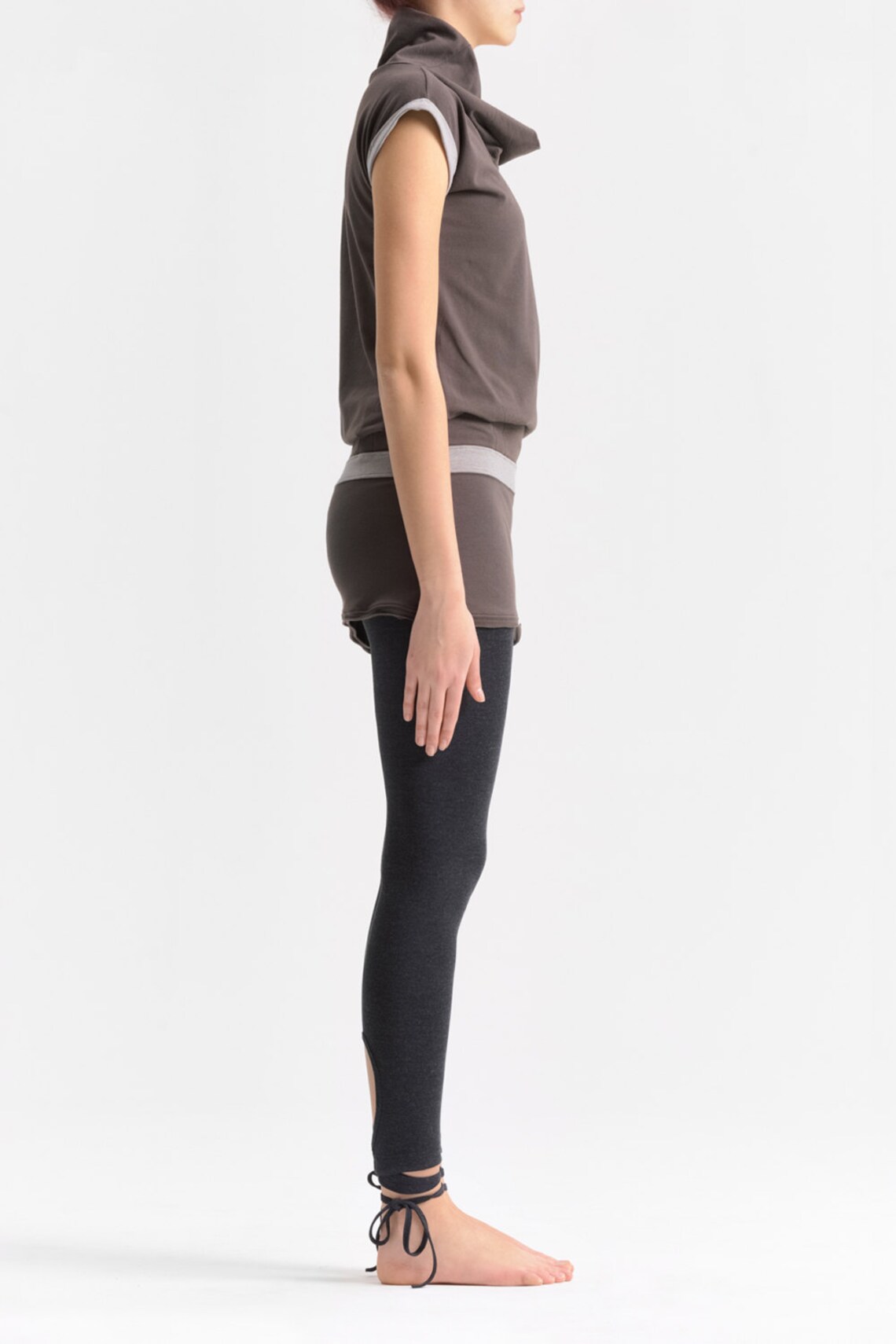 Brown Yoga Tunic Top/ Handmade/ Gift for Her/ Women Clothing/ - Etsy