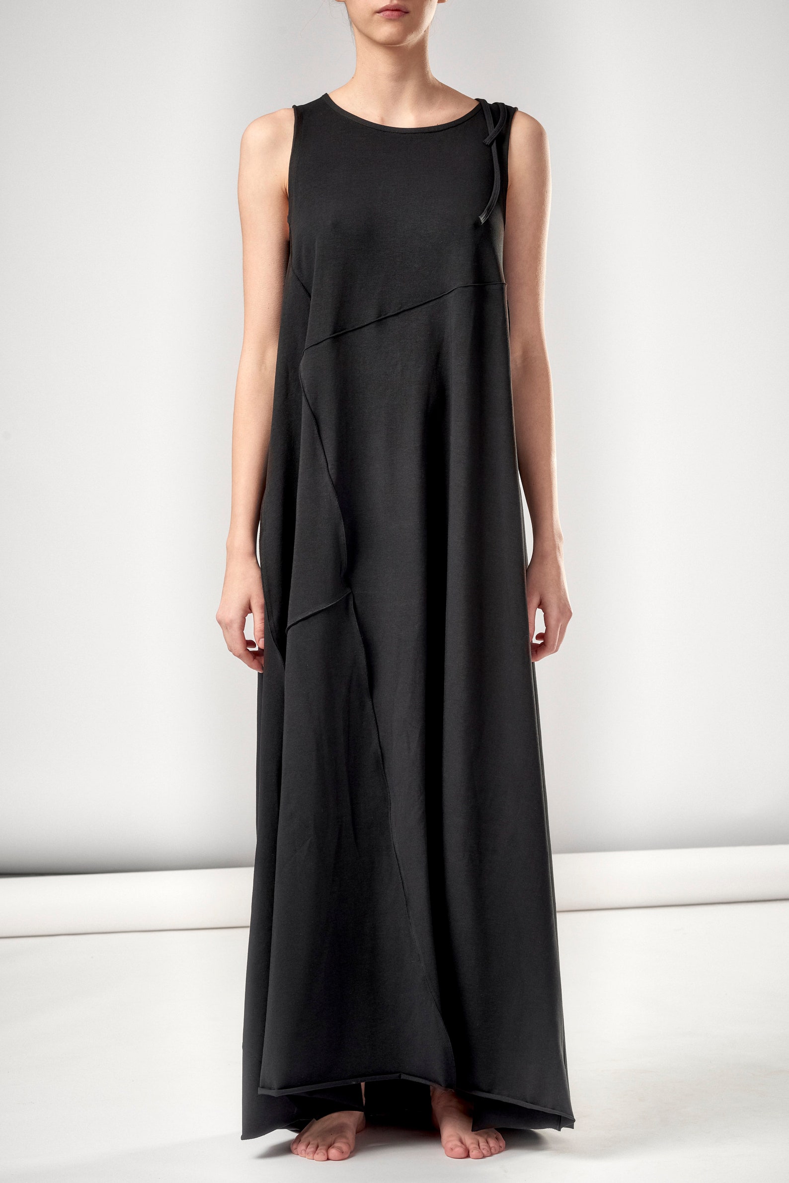 Black Cotton Dress / Loose Dress / Minimalist Dress / Summer | Etsy