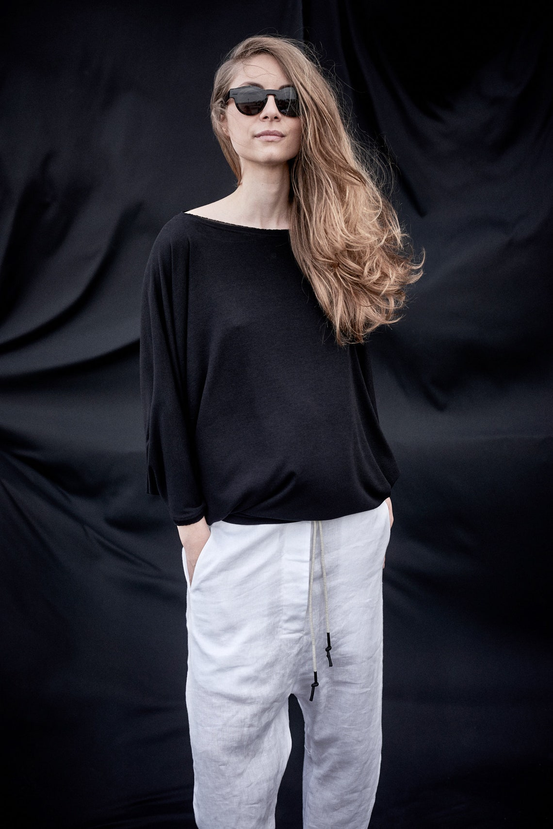 White Linen Pants / Modern Pants / Handmade Pants / Stylish - Etsy