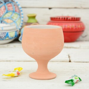 Terracotta Communion Cup: Tunisian Moroccan Ceramic Water Goblet - Etsy ...