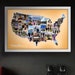 Country Photo Collage Shape Map Place Collage Large Very Large Photo ...