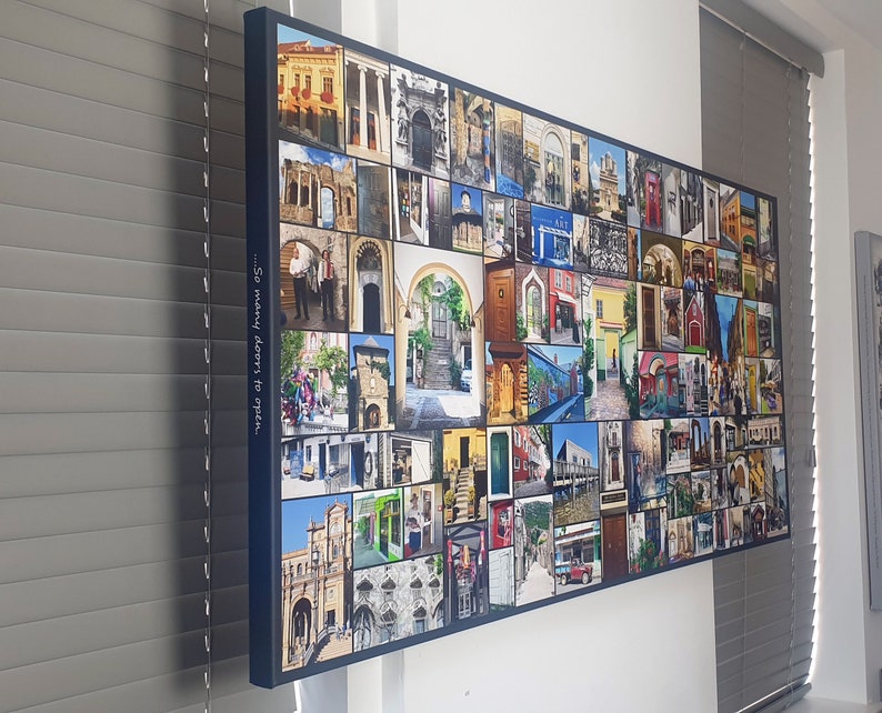 Collage Picture Frames Alternative Photo Collage Canvas - Etsy
