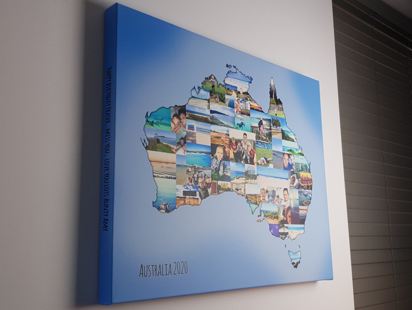 Country Map Photo Collage or Any Shape Collage Amazing - Etsy UK