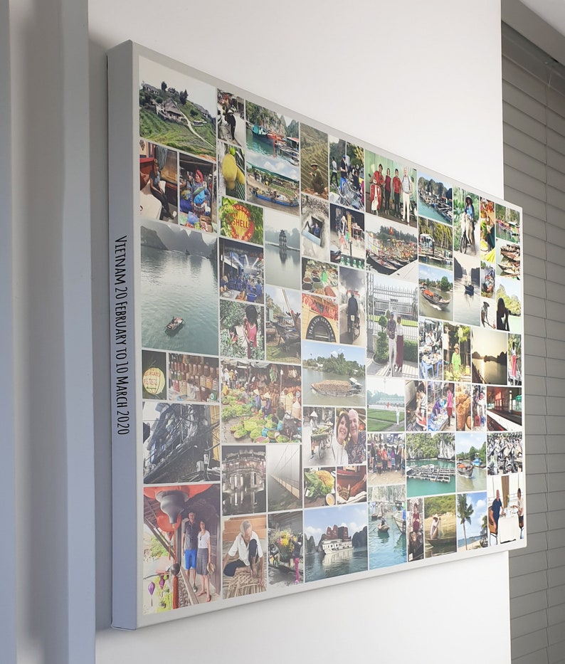 Photo Collage Canvas Print Custom Designed Very Large - Etsy