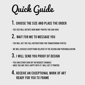 Age Number Text Photo Collage Word Art- Photo Paper Print- 18 21 30 40 ...