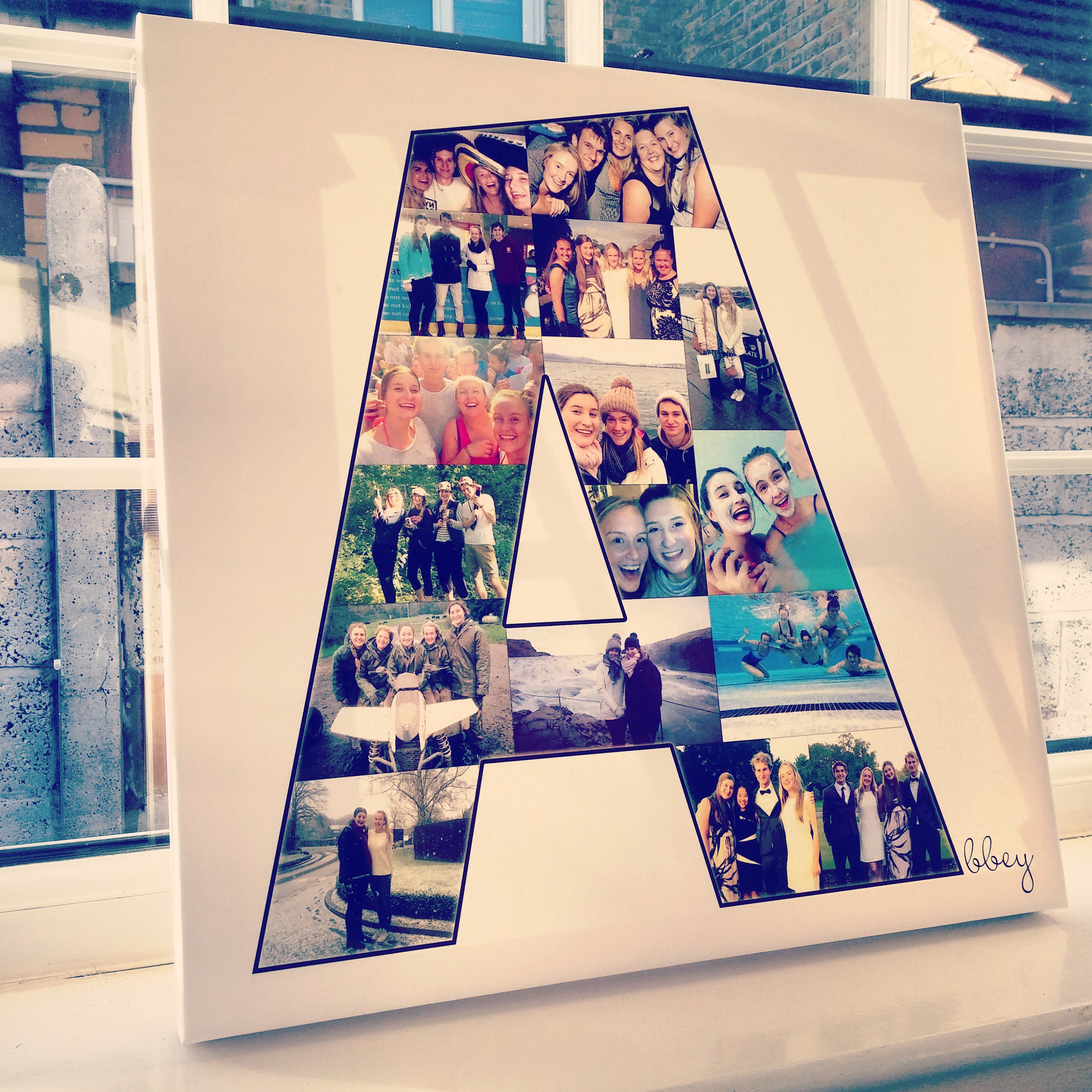 Word Name Text Collage Custom Designed Bespoke Canvas - Etsy UK