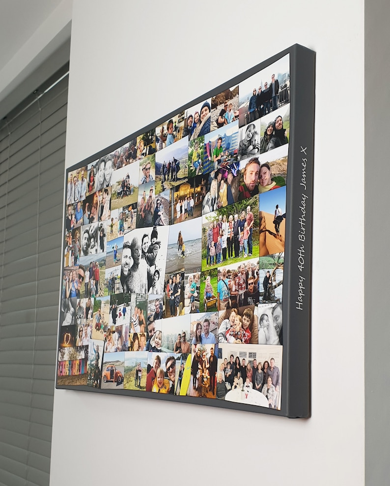 Photo Collage Canvas Print Custom Designed Very Large - Etsy