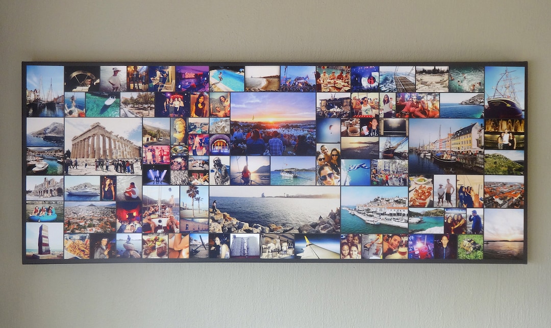 Photo Collage Canvas Print - Custom Designed - Very Large Extra Large ...