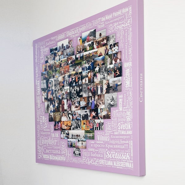 Heart Collage - Etsy