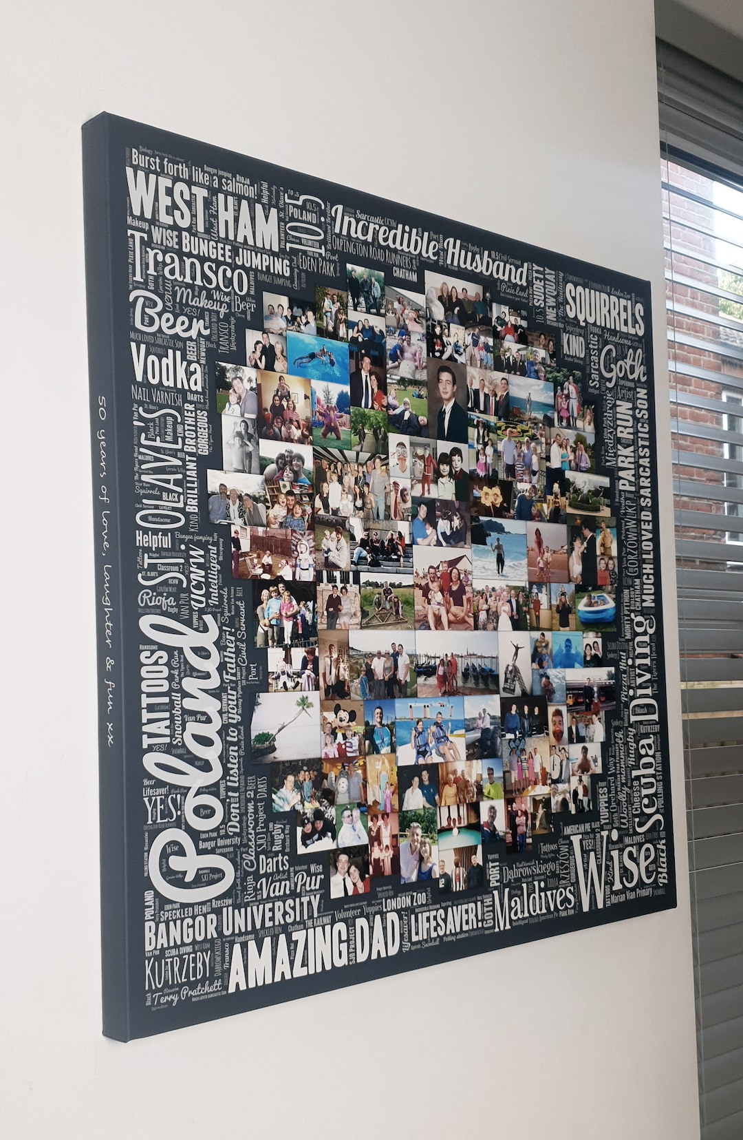 Word Art Photo Collage - New Unique Design - Amazing Personalised ...