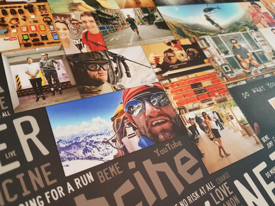 Word Art Photo Collage New Unique Design as Seen on Casey - Etsy