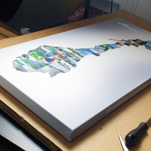 Map Country Collage or Any Map or Shape Photo Collage - Amazing Premium ...
