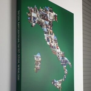 Map Photo Collage or Any Map or Shape Photo Collage Amazing - Etsy UK