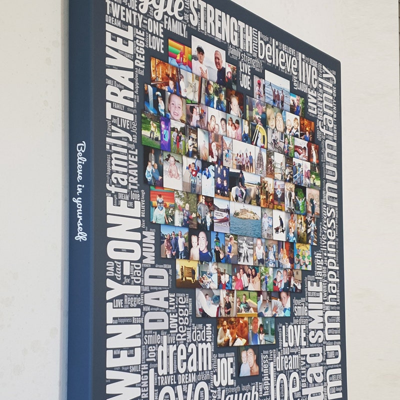 Collage Words - Etsy