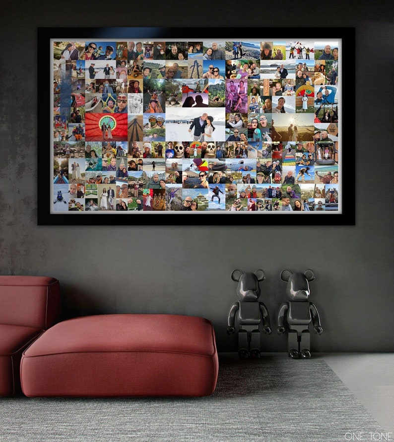 Photo Collage Digital File for Printing - X50 Pics - Custom Designed ...
