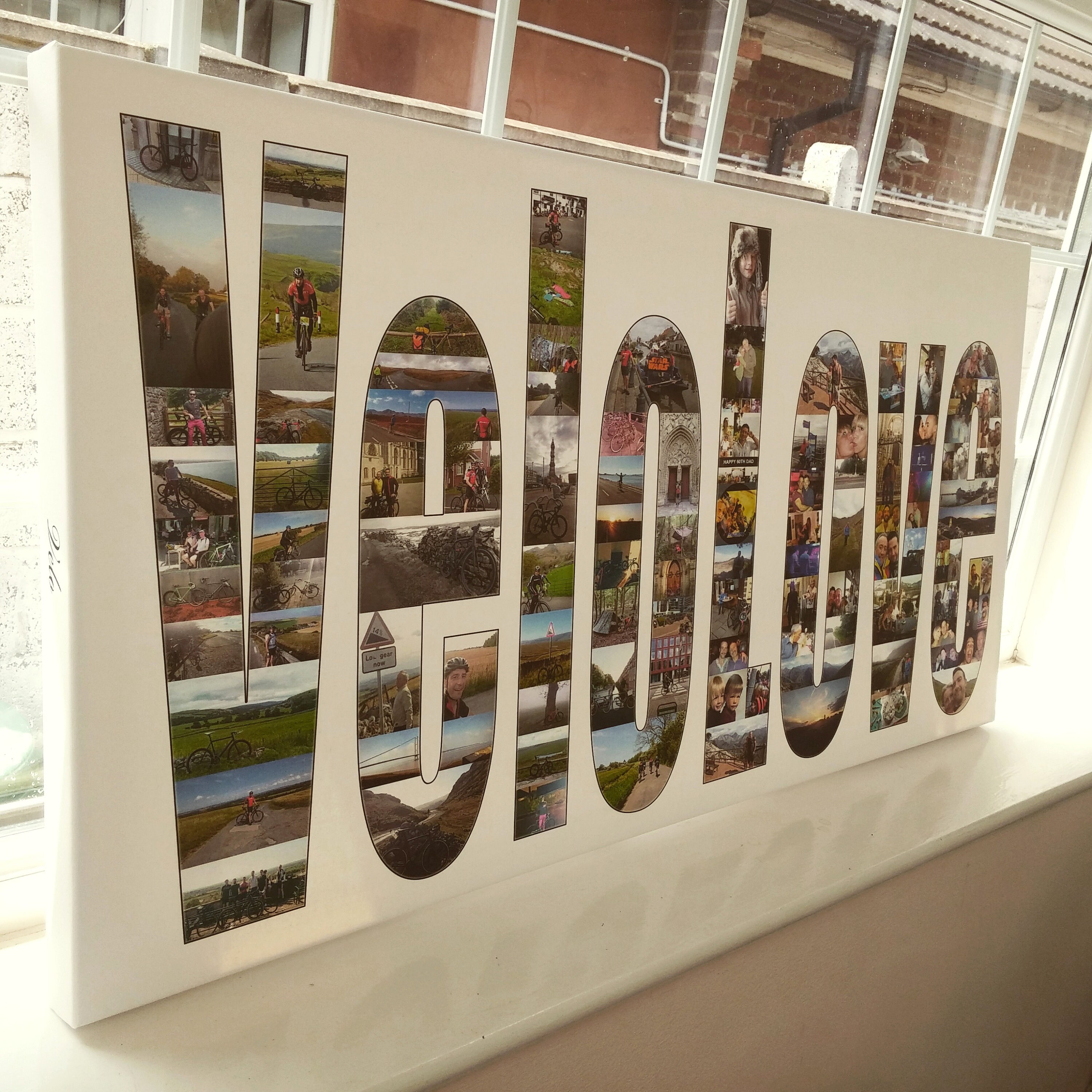 Word Name Text Collage Custom Designed Bespoke Canvas - Etsy UK