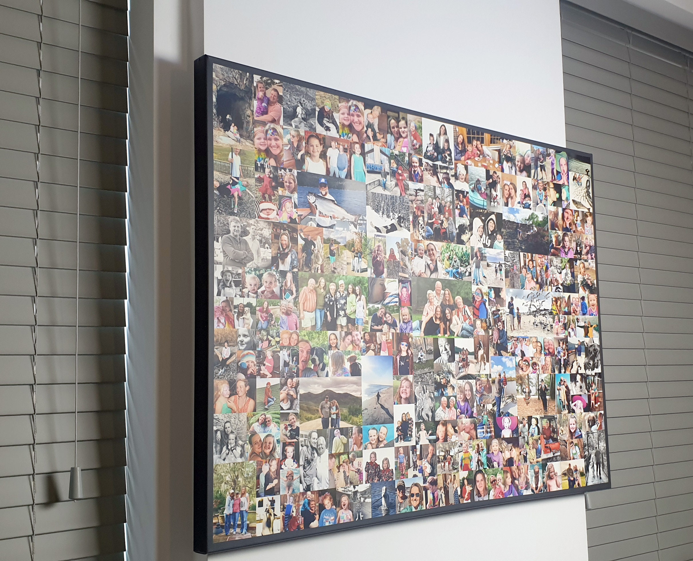 Photo Collage Canvas Print Custom Designed Very Large Etsy UK