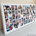 Word Name Collage 2 8 Letters Personalised Gift for Her Him Birthday ...