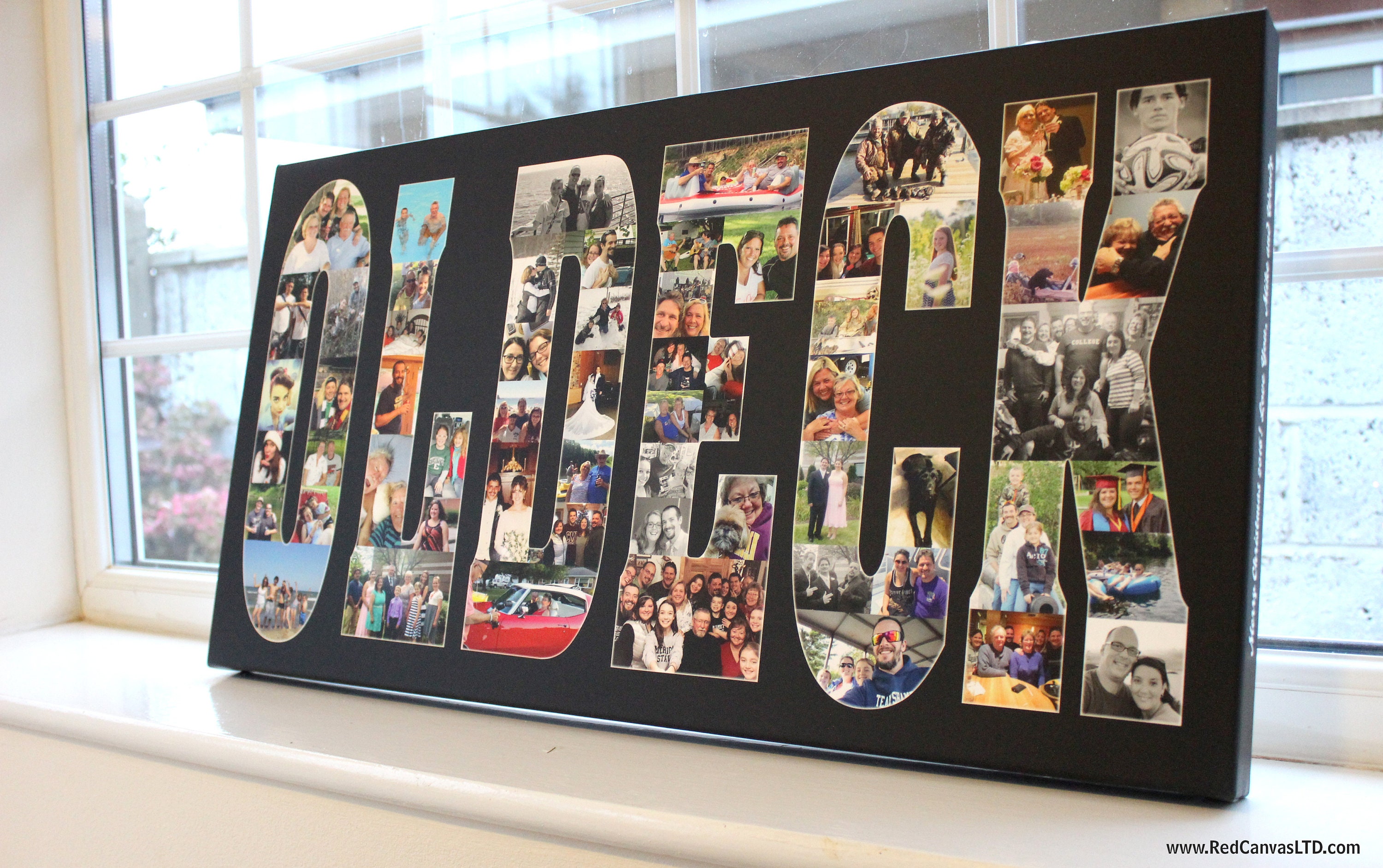 Text Foto Collage 2 12 Buchstaben Wort Namensnummern - Etsy.de