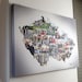Country Photo Collage Country Map or Any Shape Collage Amazing Premium ...